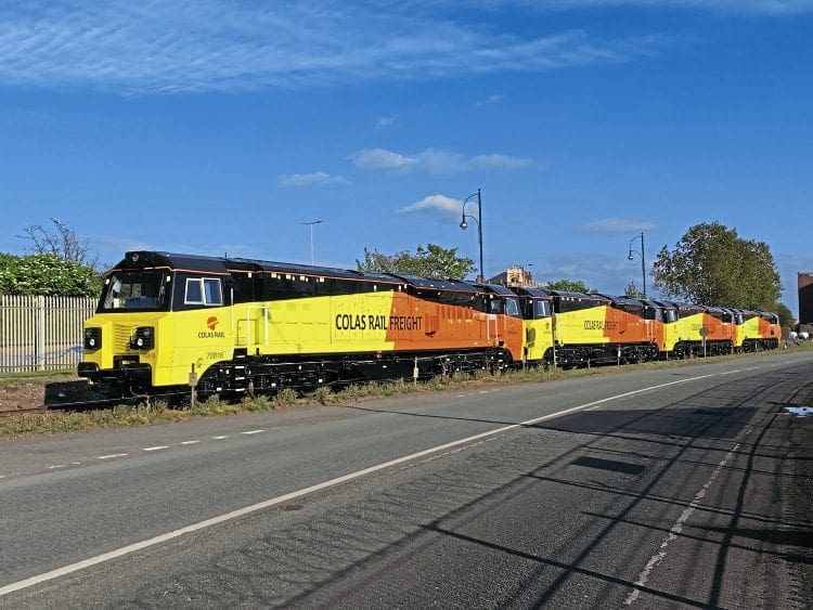Colas Rail receives final four Class 70s from GE | Rail Express