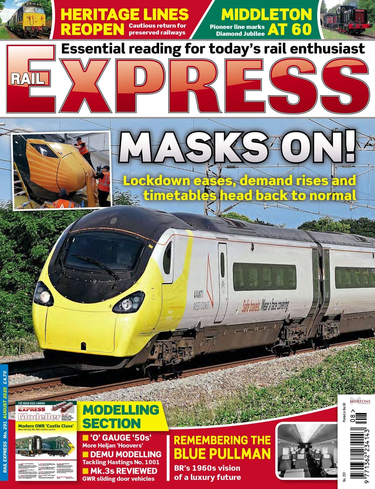 Take a look inside the August edition of Rail Express magazine