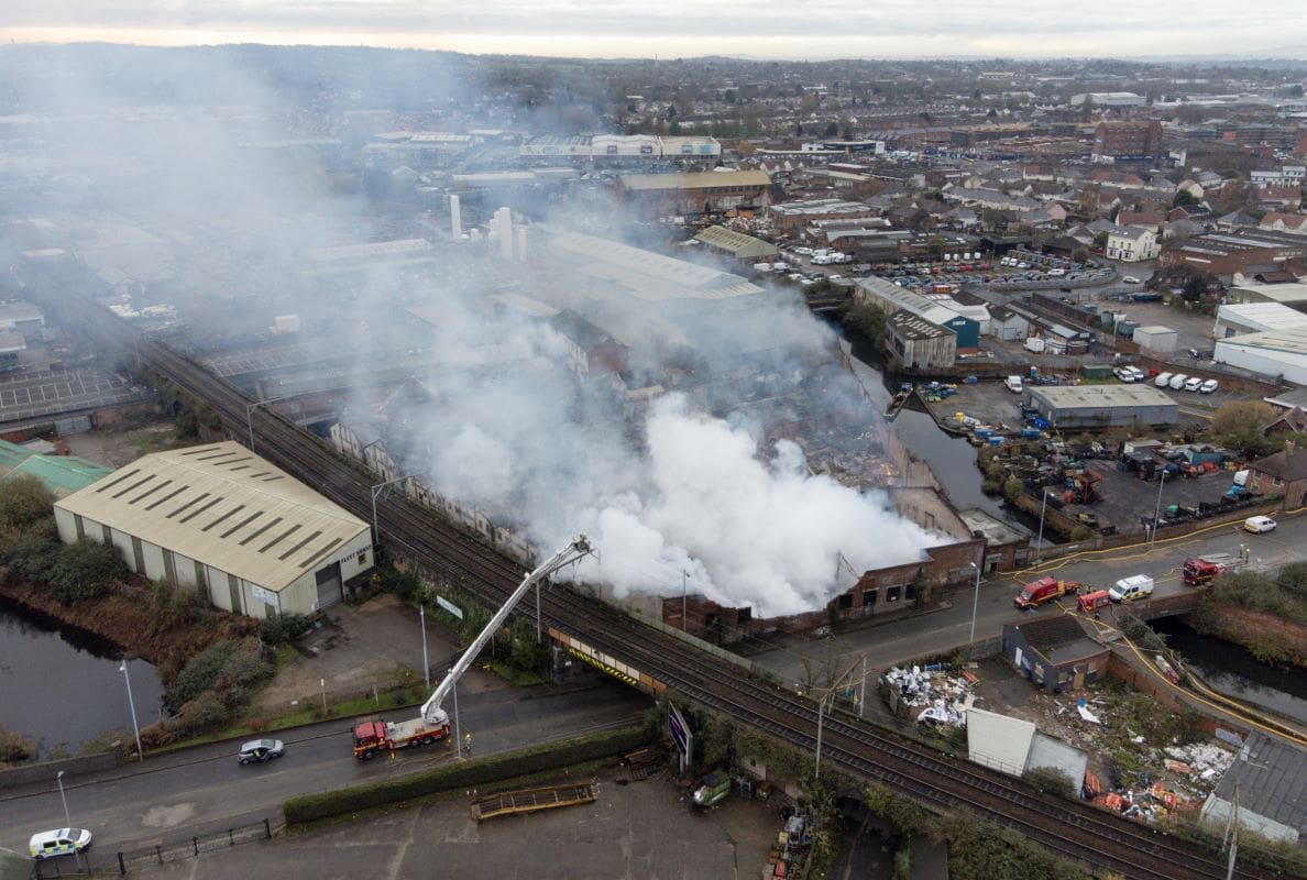 Huge blaze which closed railway line started deliberately ...