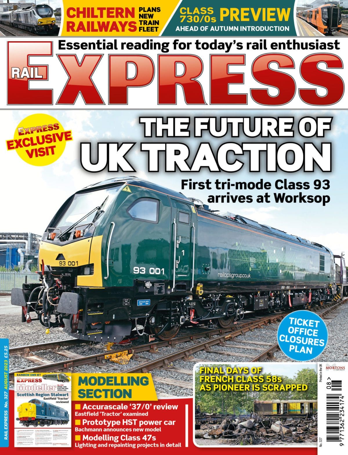 Inside Rail Express magazine's August 2023 edition