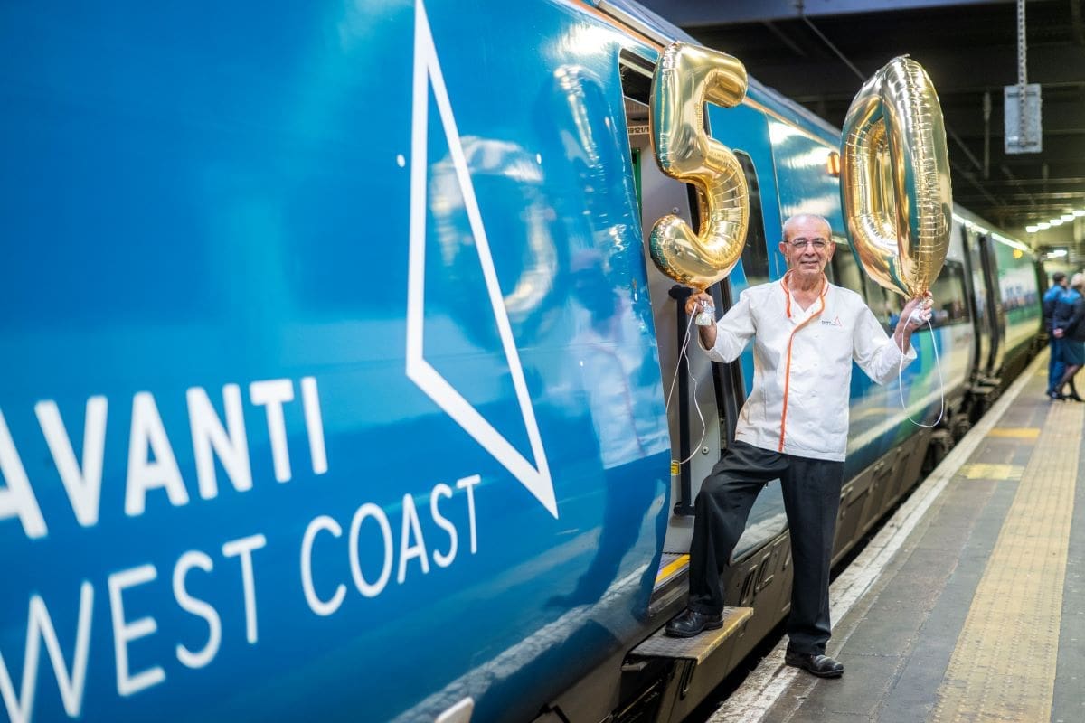 Train chef celebrates 50 years of working on the railway | Rail Express